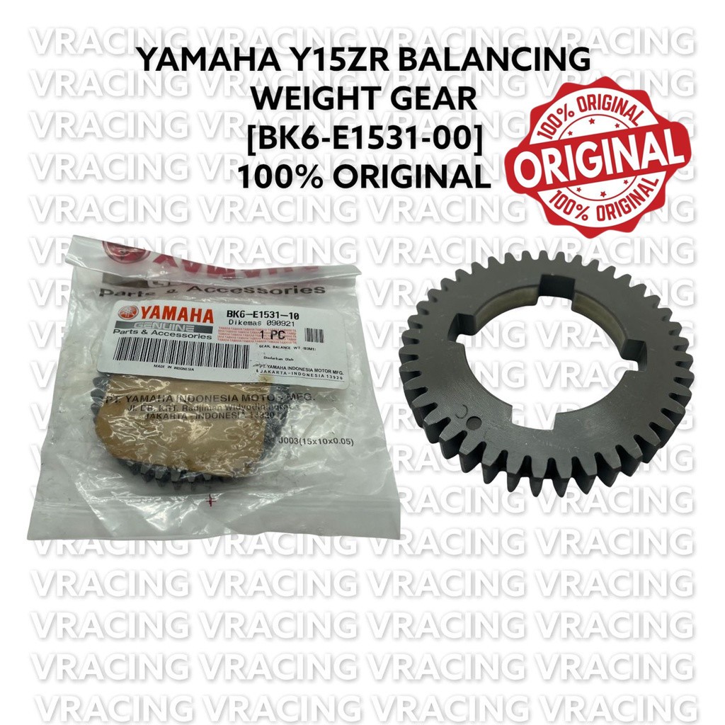 YAMAHA Y15ZR Engine Balancing Gear Y15ZR 100% Original (BK6-E1531-10 ...