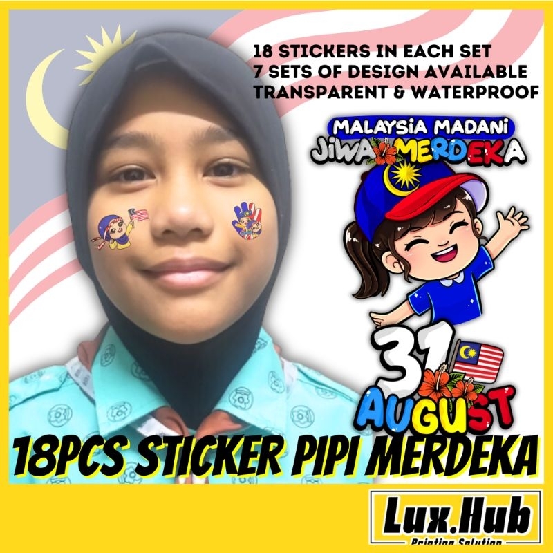 Sticker Pipi Merdeka 2024 | High Quality Sticker | Props Hari ...