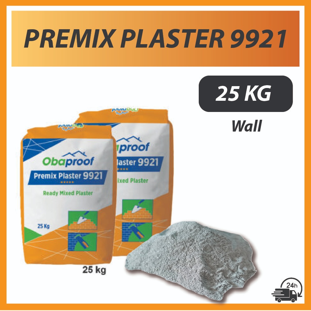 Premix Plaster 9921 Ready Mix Cement 25kg Simen / 沙灰 OBAPROOF / Wall ...