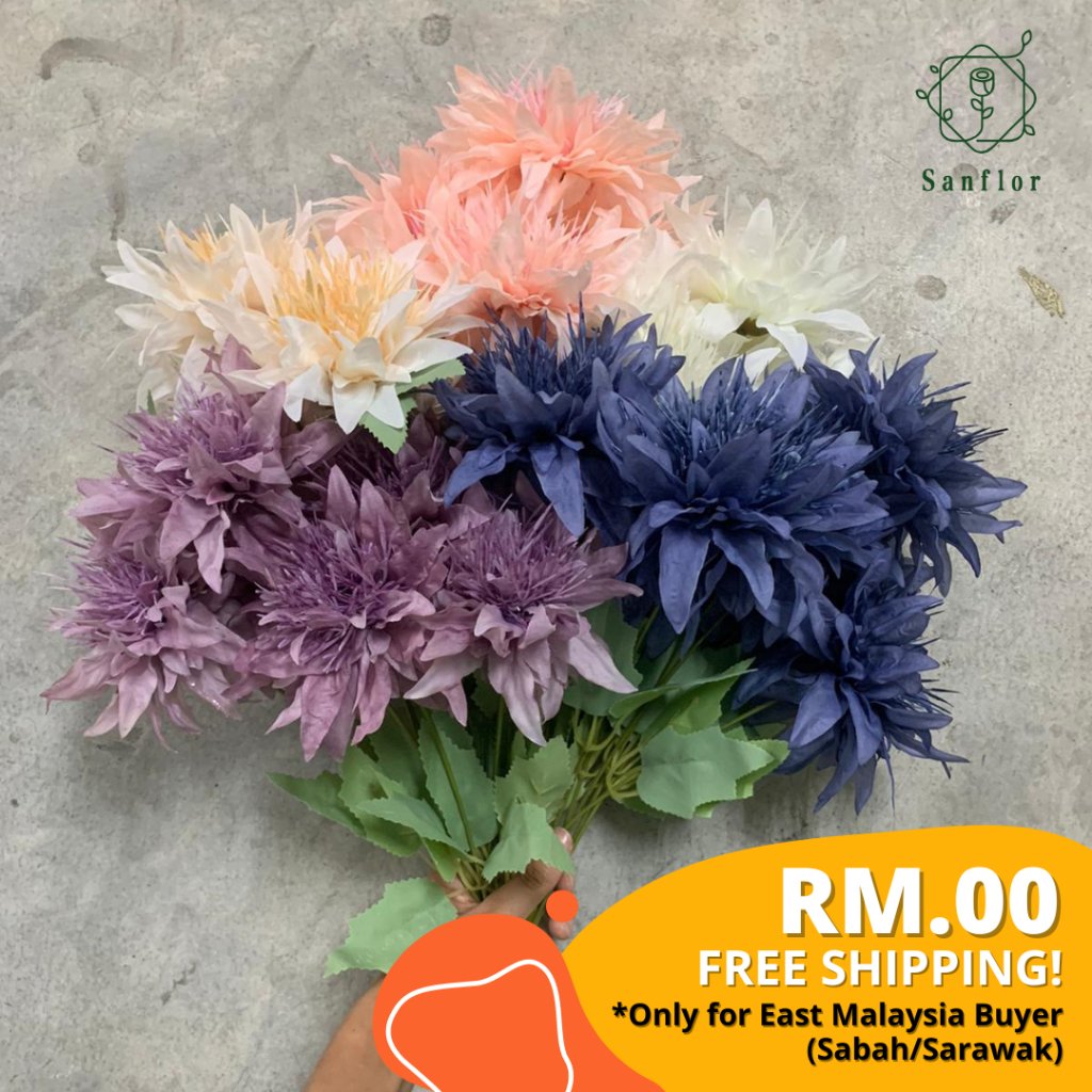 FOR EAST MALAYSIA SABAH SARAWAK - BUNGA ANEMONE K3 ARTIFICIAL (FREE ...