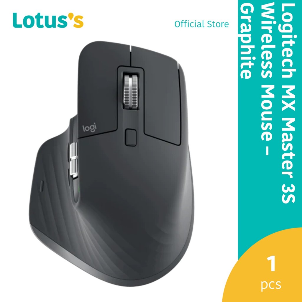 Logitech MX Master 3S Wireless Mouse (Graphite) | Shopee Malaysia