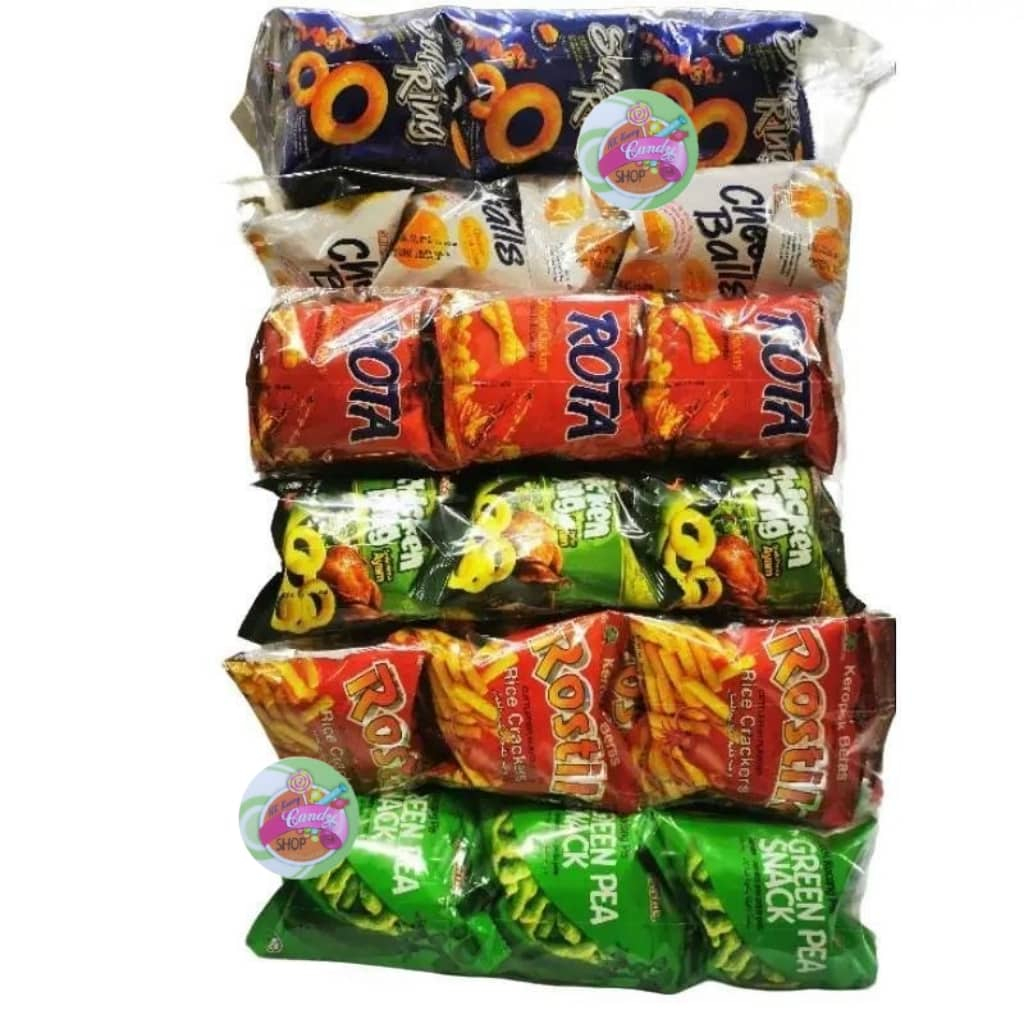 ORIENTAL SUPER RING'ROTA'GREEN PEAS'CHICKEN TING'CHEESE BALL'ROSTIK ...