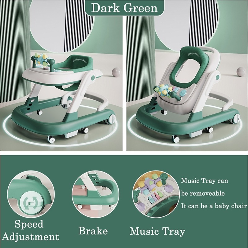 Baby walker with music Advanced Adjustable Heights | Shopee Malaysia