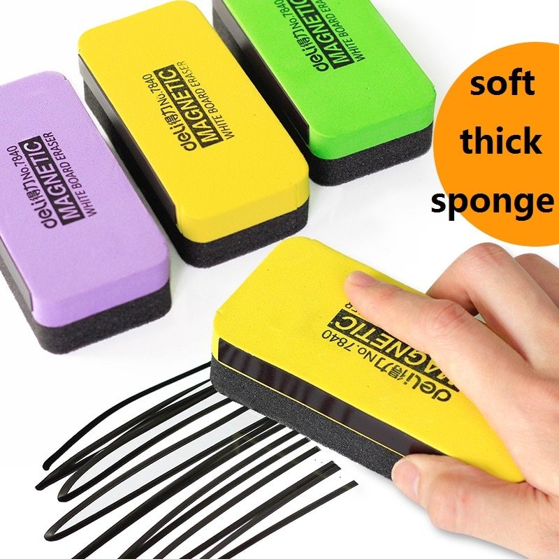 Deli E7840 7810 Deli Whiteboard Color Magnetic Eraser Grey Erasing ...