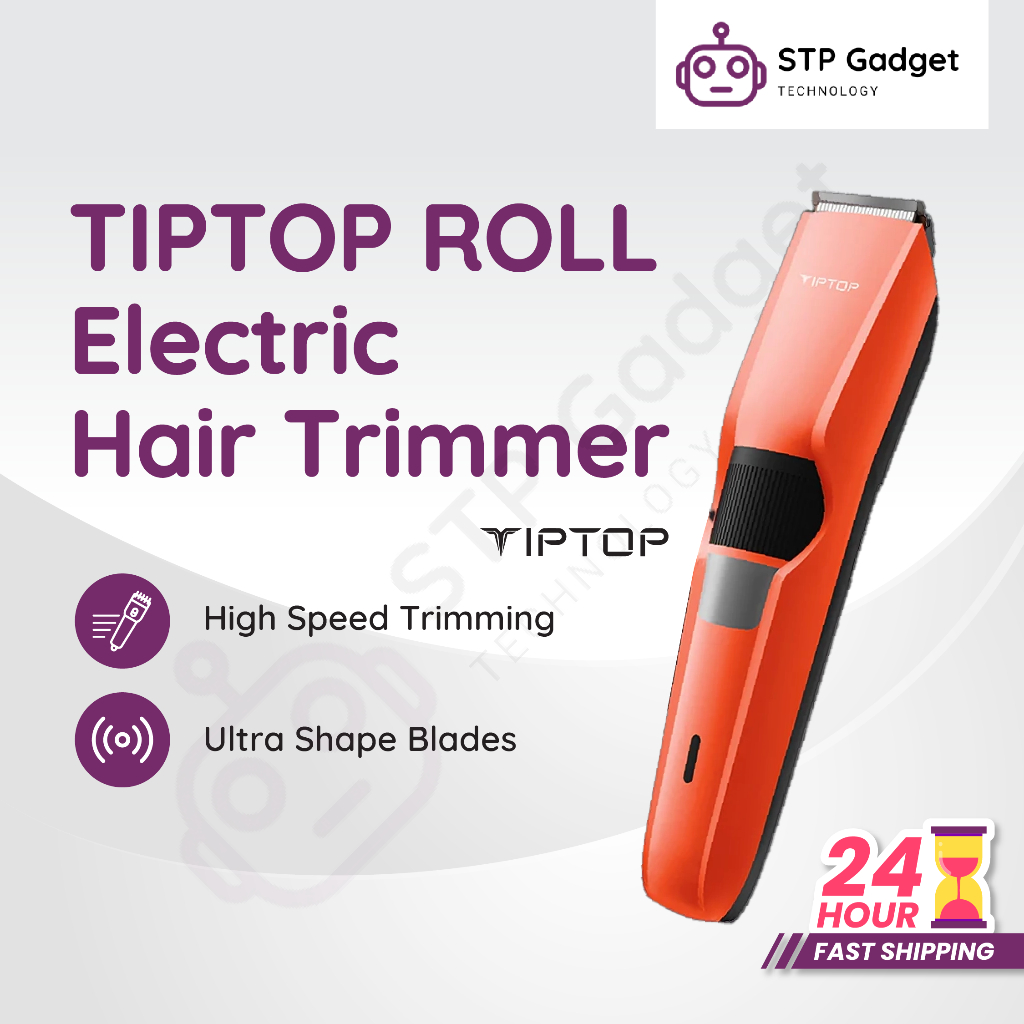 TIPTOP ROLL Series Electric Hair Trimmer | R-Type Cutter Head l Ultra ...