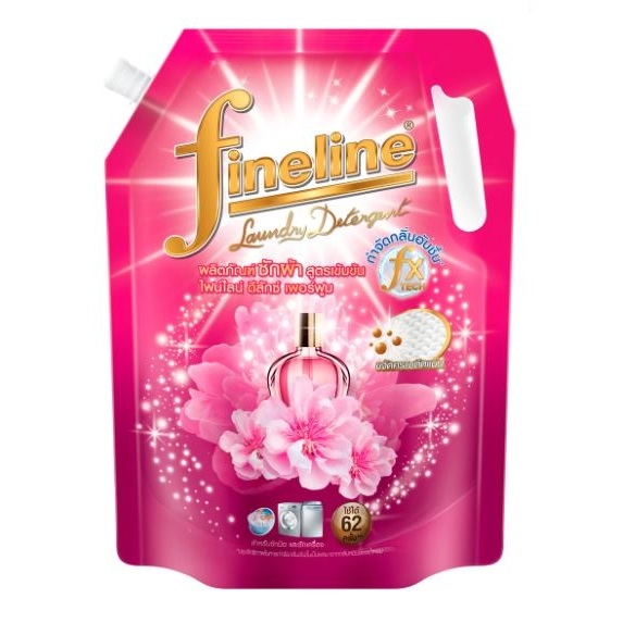 FINELINE Deluxe Perfume Liquid Laundry Detergent Crystal Bouquet Scent ...