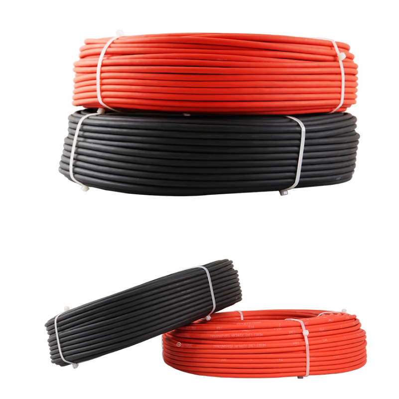 50m / 100m Solar Cable DC Wire 2.5mm² 4mm² 6mm² PV Photovoltaic Copper ...