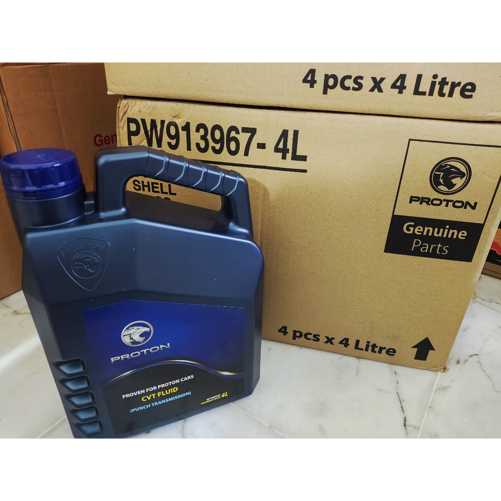 PROTON CVT SET ATF gear oil (4 liter) for Saga FLX, VVT, Persona VVT ...