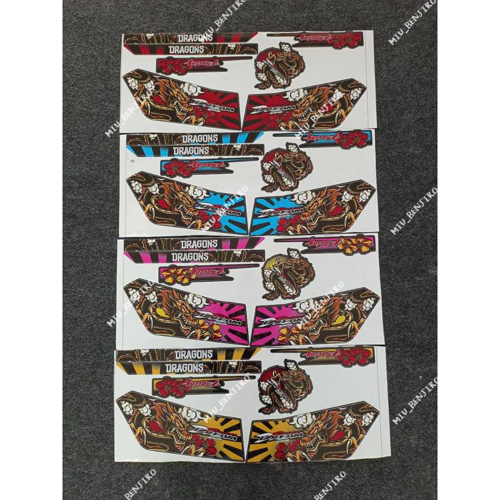 STICKER EX5 DREAM NAGA / DRAGON | Shopee Malaysia