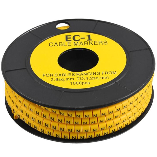 EC-1 CABLE MARKER (YELLOW) | Shopee Malaysia