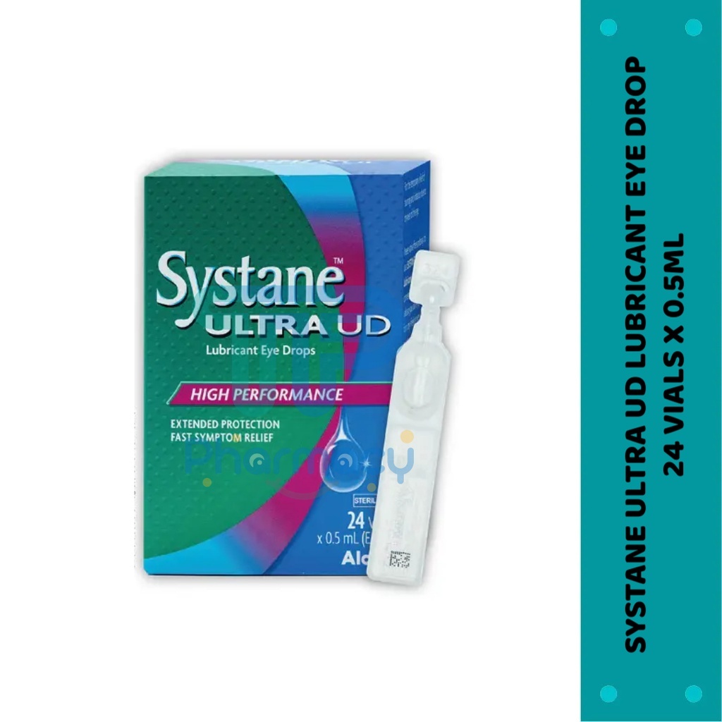 SYSTANE ULTRA UD LUBRICANT EYE DROPS 24 VIALS X 0.5ML (EACH) | Shopee ...