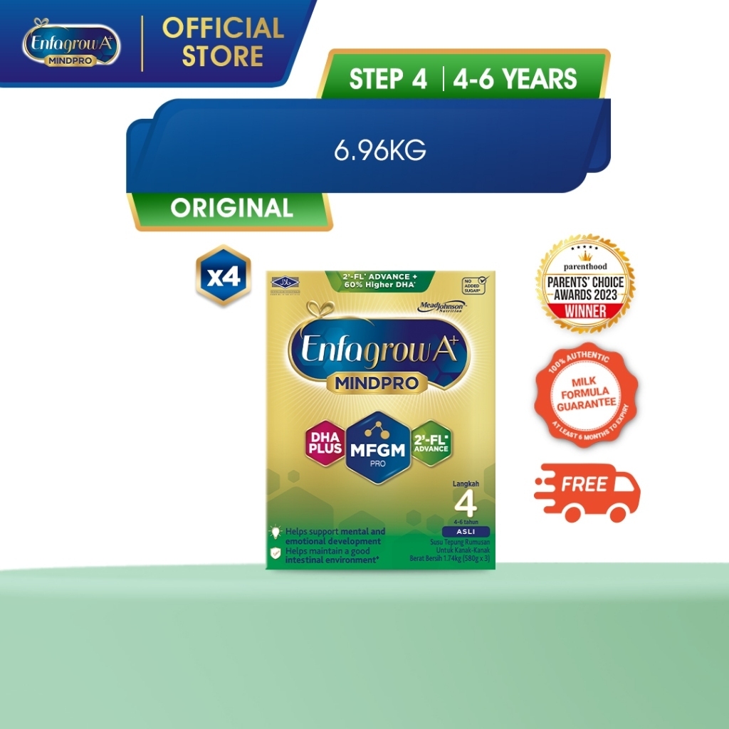 Enfagrow A+ Step 4 - Original Susu Milk Formula Powder (6.96kg ...