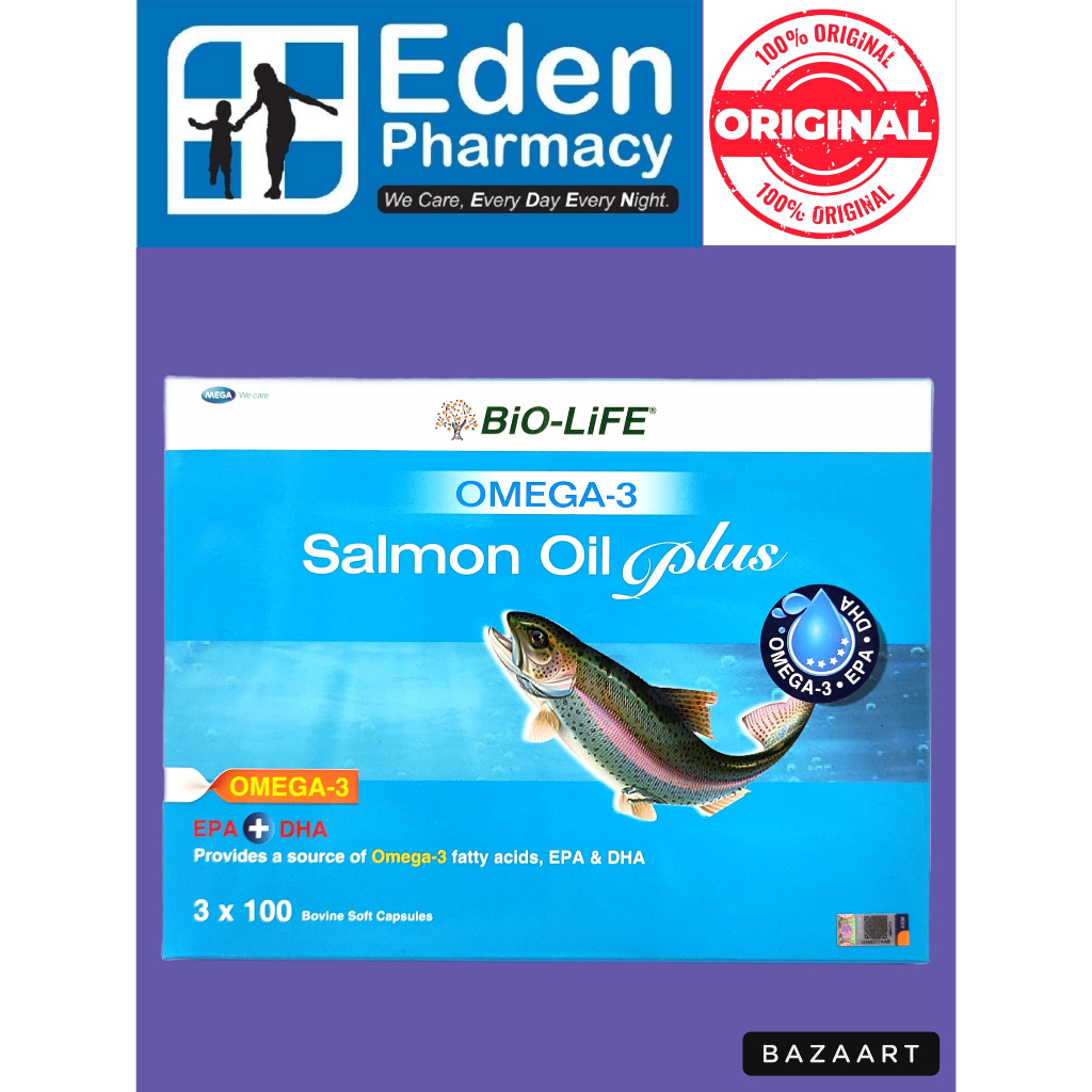 Bio-life Biolife Omega-3 Salmon Oil Plus ( 100's ) | Shopee Malaysia