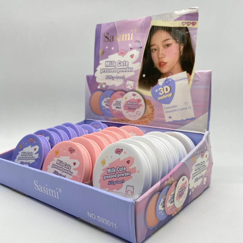 SASIMI MILK CUTE SILKY-TOUCH PRESSED COMPACT POWDER (S93011) | Shopee ...