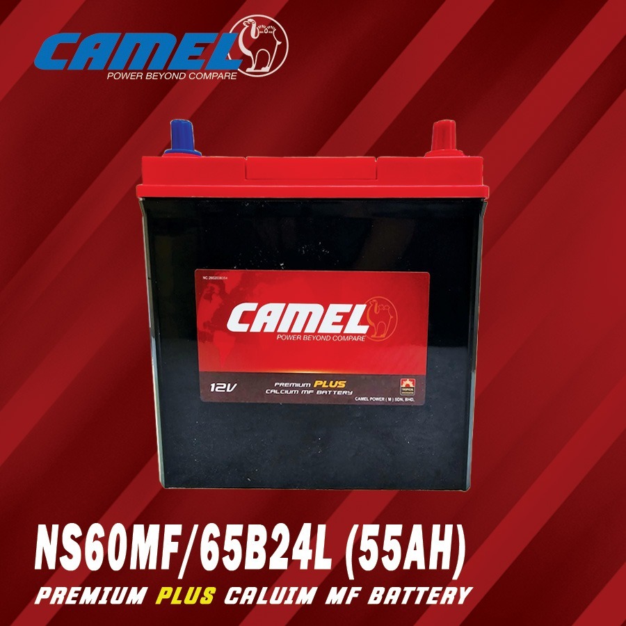 NS60L/NS60LS CAMEL PREMIUM PLUS MF 60B24L(st) / 60B24LS (18 MONTHS WARRANTY) | Shopee Malaysia
