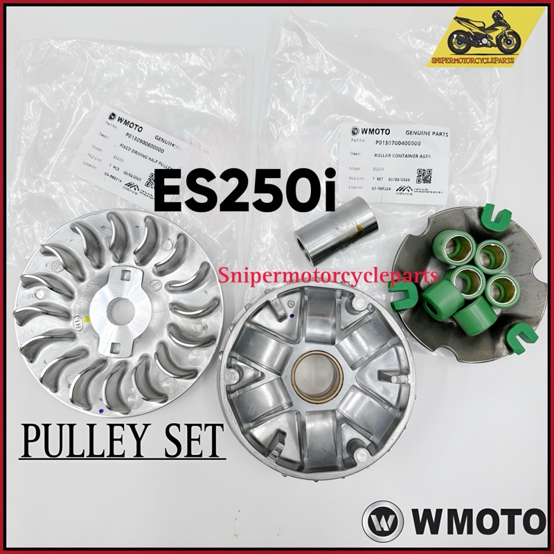 [100% ORI WMOTO] WMOTO ES250 ES250i ES 250 FRONT PULLEY CVT SET WITH ...