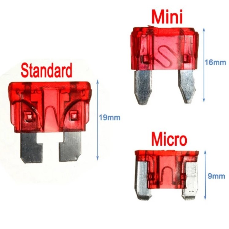(10pcs) Automotive Fuse Standard Mini Micro Fuse/Fius Motosikal Kereta ...