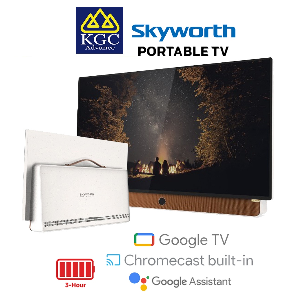 SKYWORTH 24" 2K FHD Portable Google TV Televisyen 24LP6000G | Shopee ...
