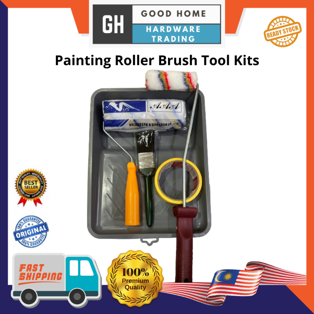 Painting Roller Brush Tool Kits | Shopee Malaysia