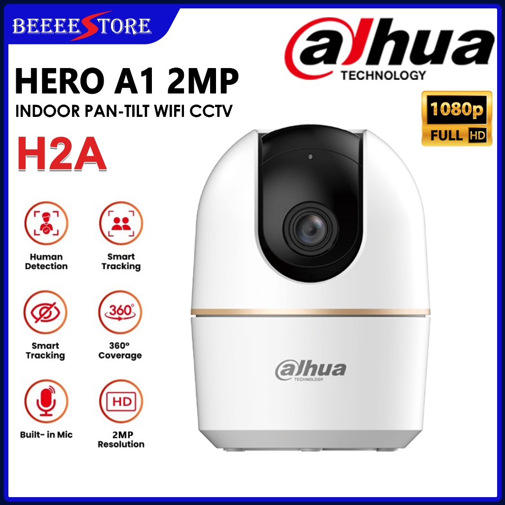 HERO A1 2MP/5MP DAHUA DH-H2A/DH-H5A CCTV Wifi Smart Indoor Camera Built Mic | Shopee Malaysia