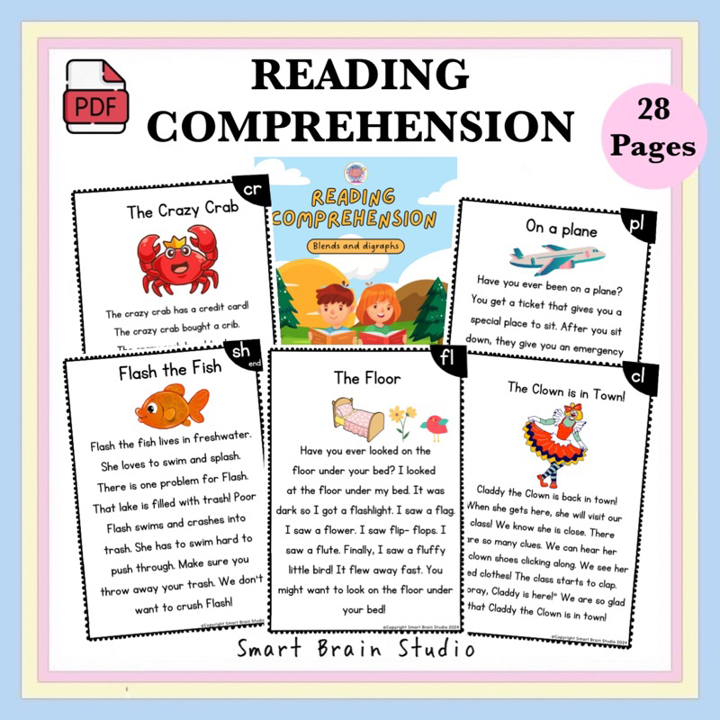 PDF READING COMPREHENSION | ENGLISH SHORT STORIES | Shopee Malaysia