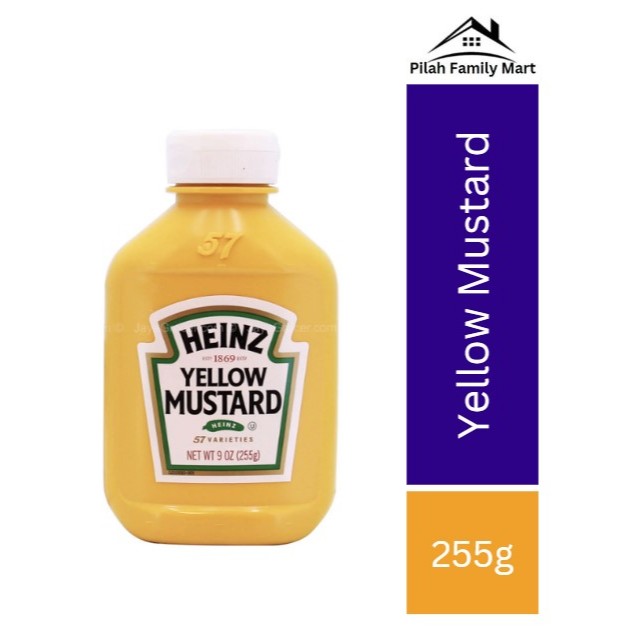 HEINZ Yellow Mustard 255g | Shopee Malaysia