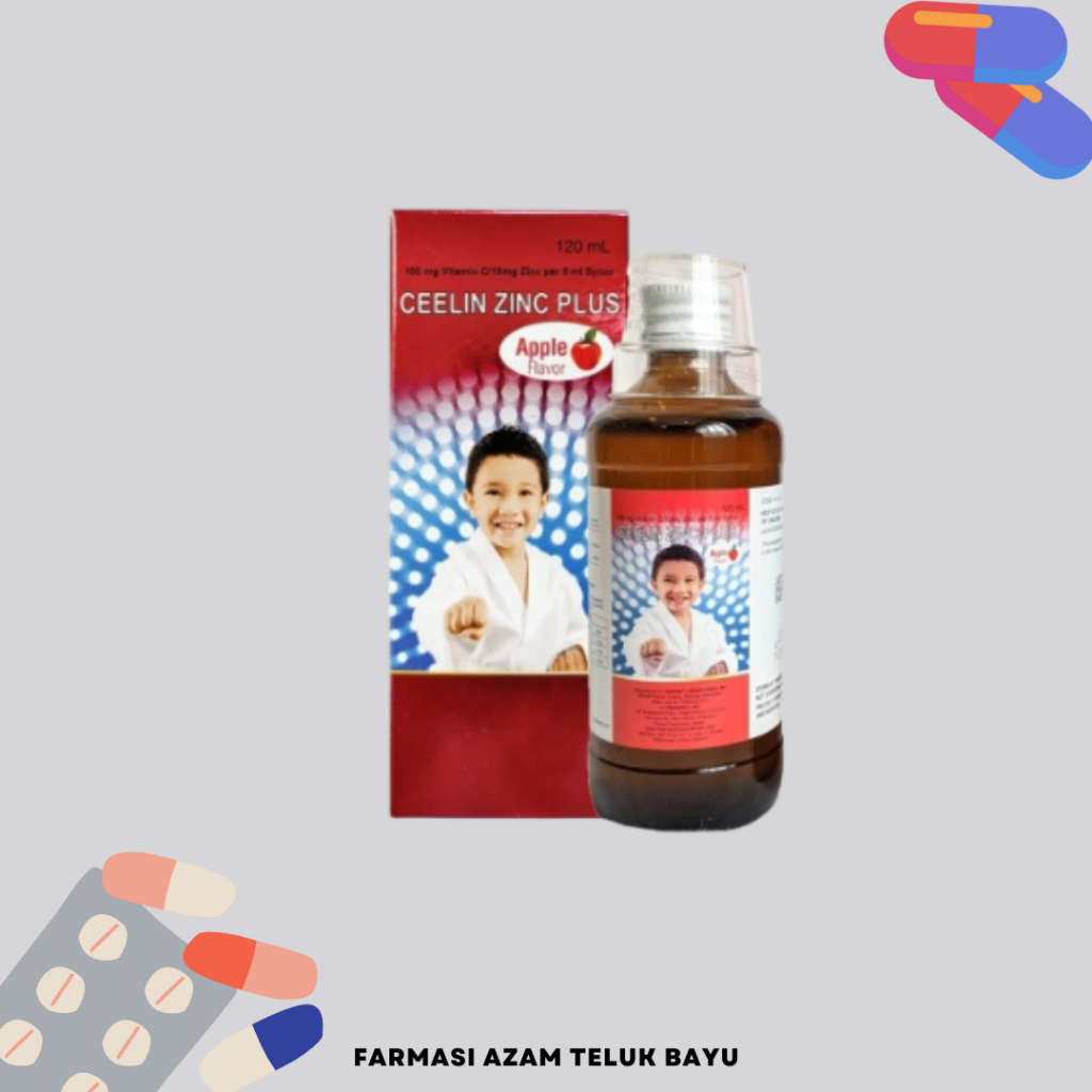 CEELIN ZINC PLUS SYRUP 120ML (APPLE FLAVOR) | Shopee Malaysia