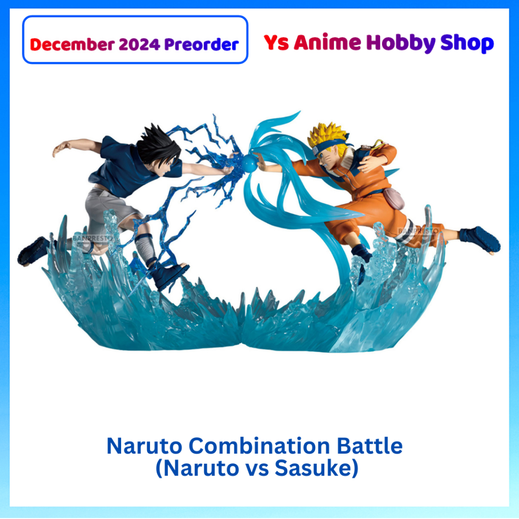 【Ready Stock】Banpresto Naruto Combination Battle Naruto vs Sasuke Anime ...