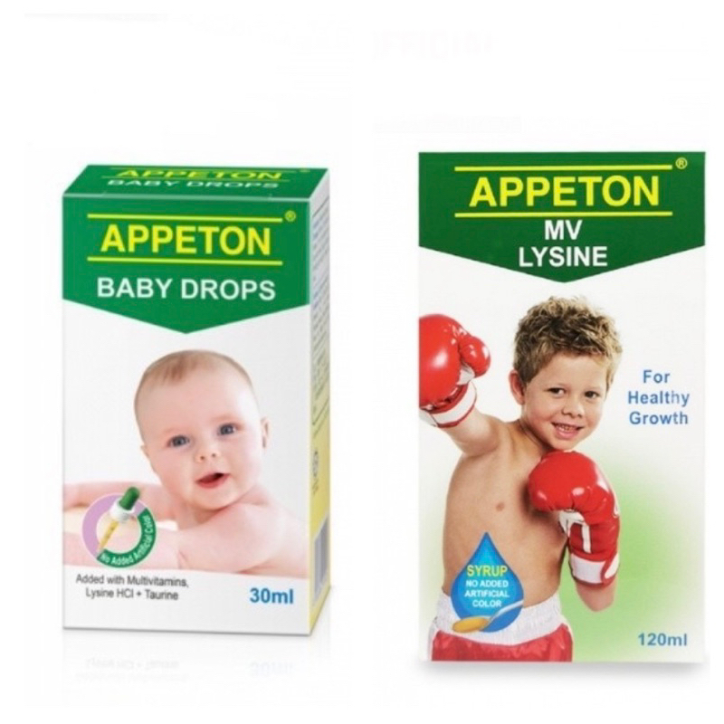 Appeton Multivitamin Baby Drop (30ml)/ Appeton Multivitamin Lysine ...