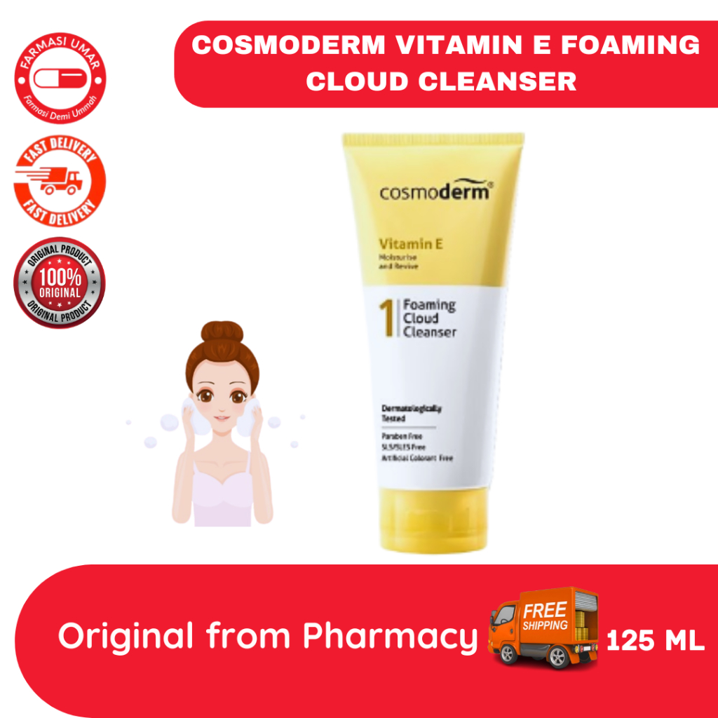 Cosmoderm Vitamin E FoaMING Cloud Cleanser (125ml) | Shopee Malaysia