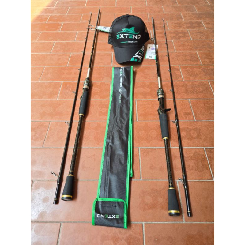 EXTEND SHARK TEN FISHING ROD (FREE CAP) | Shopee Malaysia
