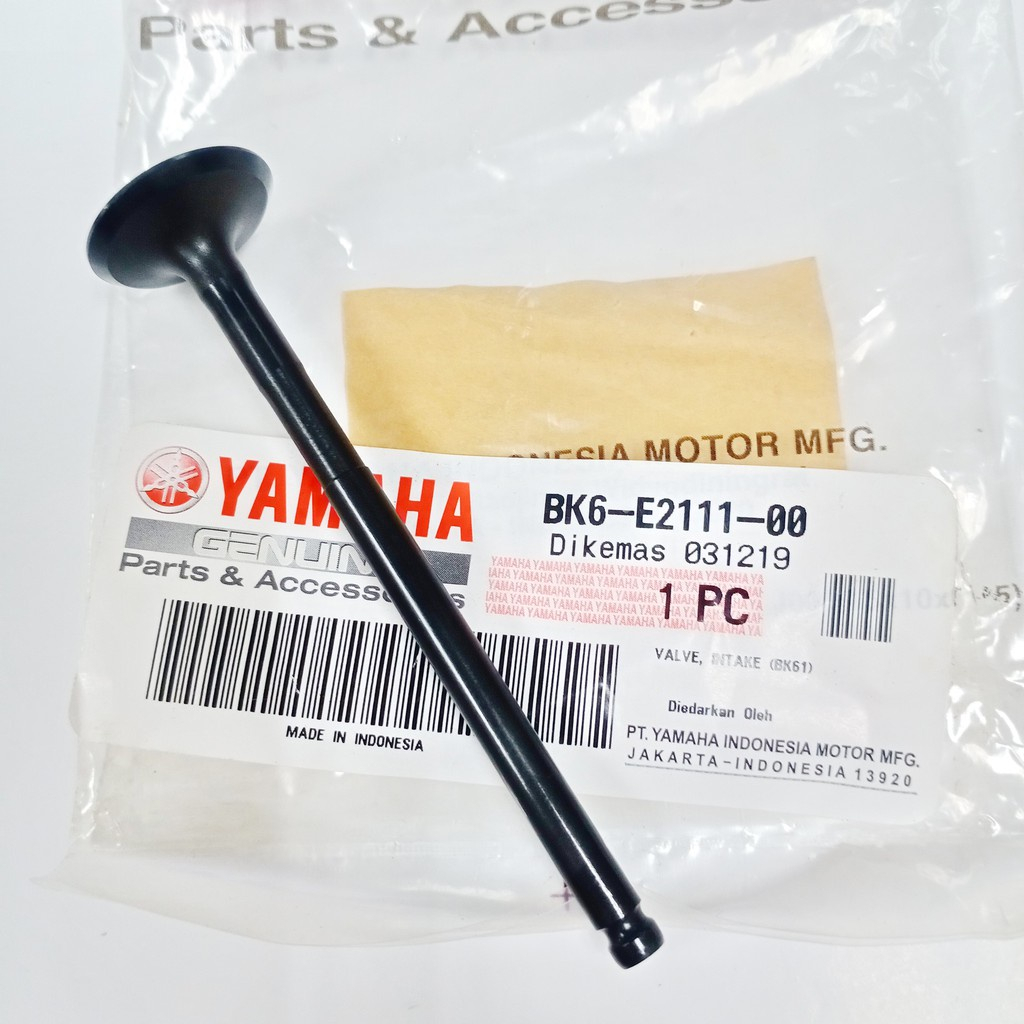 YAMAHA YZF R15 / N-MAX V2 / NVX V2 INTAKE VALVE BK6-E2111-00 & R15V3 ...