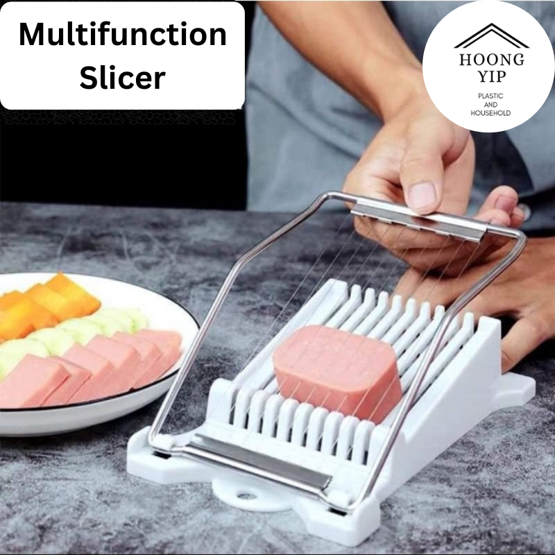 Multifunction Slicer Cutter Luncheon Meat Egg Fruit Slicer Stainless ...