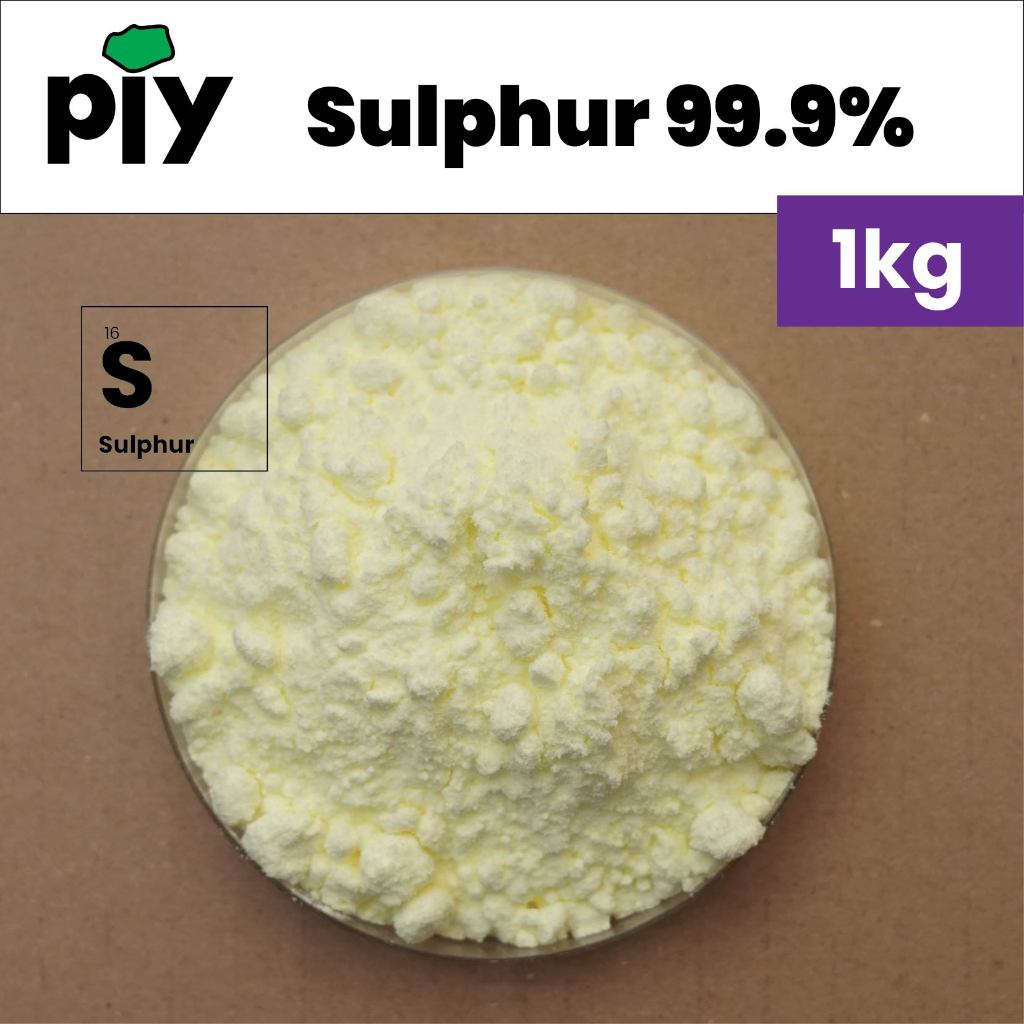 [1kg] Sulfur / Sulphur 99.9% (Powder) / 硫 | Shopee Malaysia
