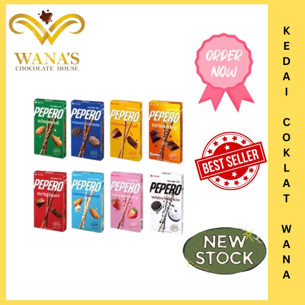 Chocolate PEPERO ALL FLAVOUR 8BOX coklat | Shopee Malaysia