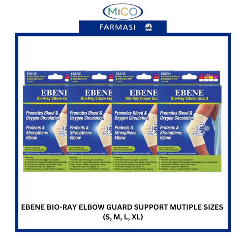 EBENE BIO-RAY ELBOW GUARD SUPPORT MUTIPLE SIZES - (S, M, L, XL ...