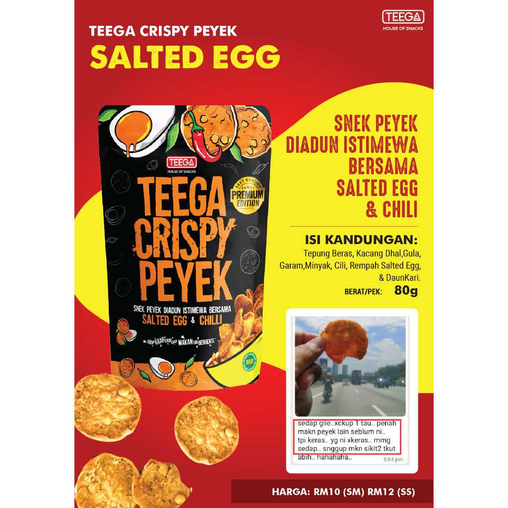 Teega Crispy Snack Pelbagai Pilihan Rasa | Shopee Malaysia