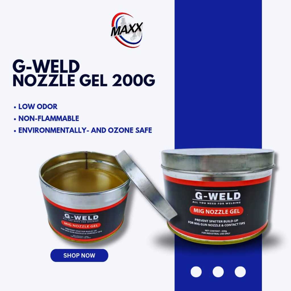 G-WELD Nozzle Gel 200g For MIG Welding Anti-Spatter MIG Torch Nozzles ...