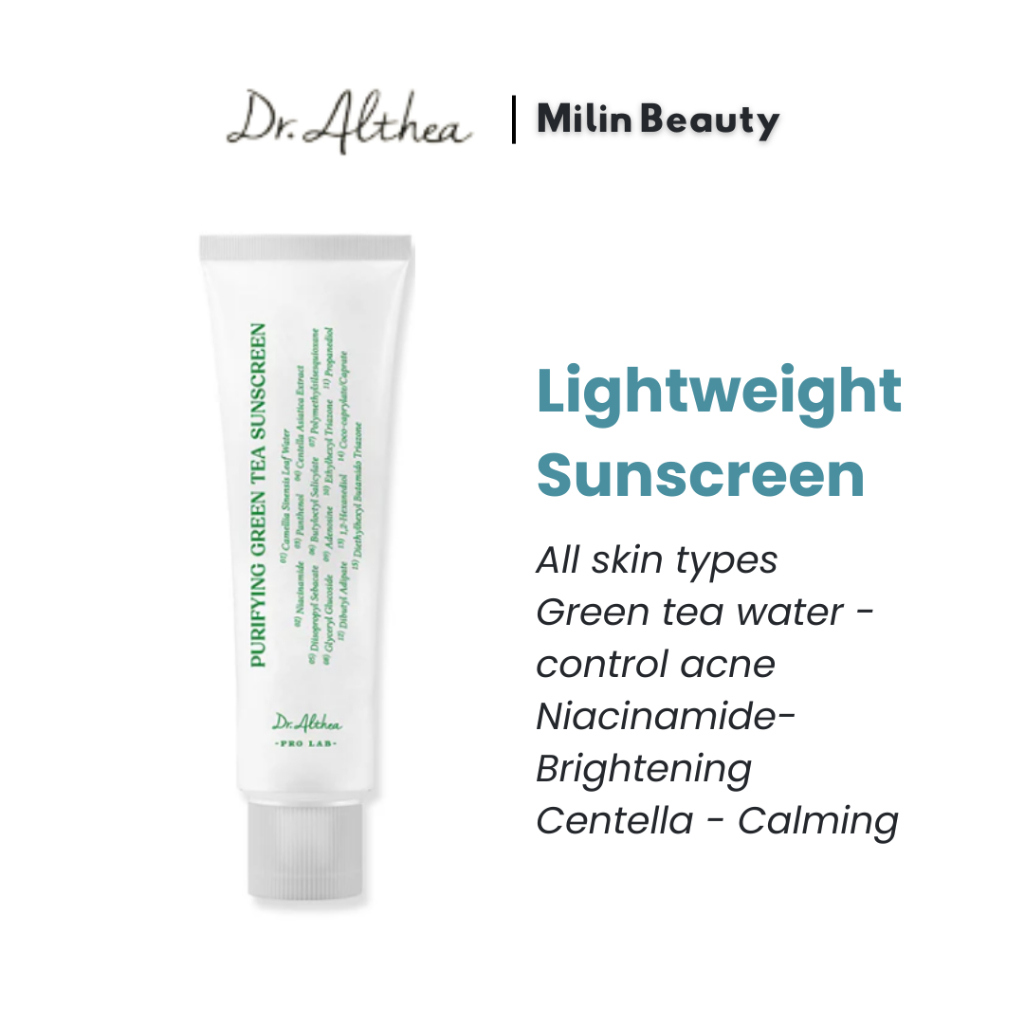 Dr.Althea Purifying Green Tea Sunscreen 50ml | Shopee Malaysia
