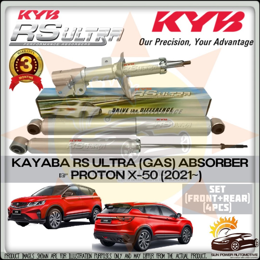 KAYABA KYB RS ULTRA Heavy Duty Proton X-50 X50 1.5 1.5T Gas Shock Strut ...