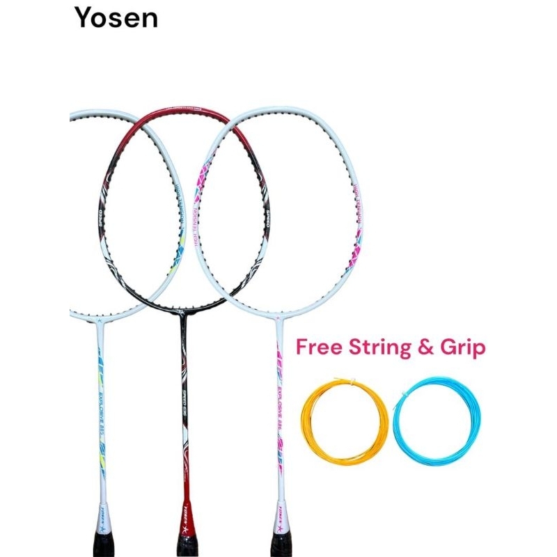 YOSEN SPEED & EXPLOSIVE TENSION UP TO 24LBS FOR KIDS BADMINTON RACKET ...