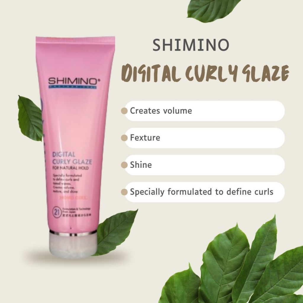 Shimino Digital Curly Glaze Cream Wave Perm Natural Salon Barber 250ML ...