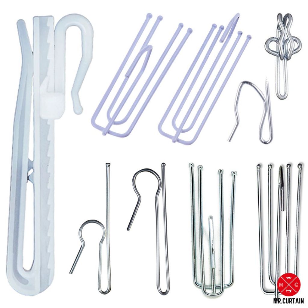 [Up to 100 PCS/PACK] Curtain Hook / Cangkuk Langsir (Single S End ...
