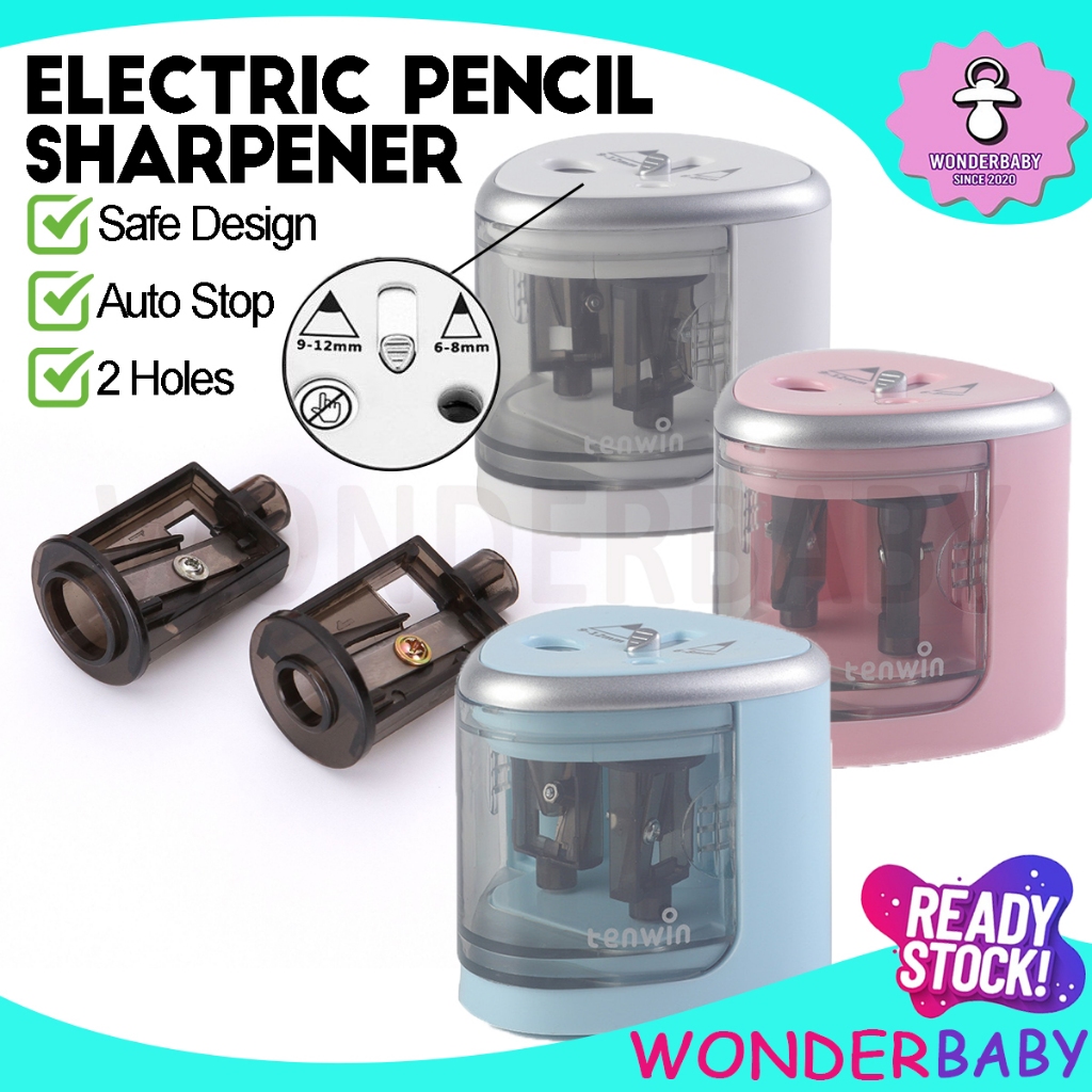 ENG Version Electric Two Holes Pencil Sharpener Automatic Pencil Home ...