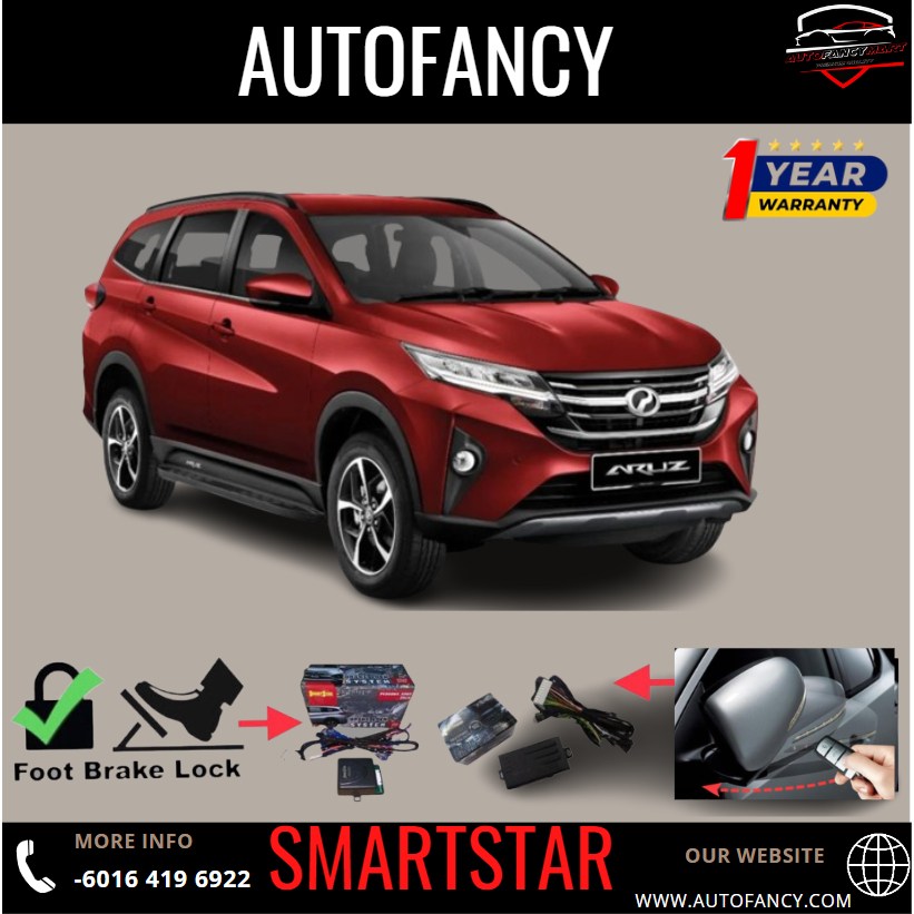 PERODUA ARUZ RUSH SIDE MIRROR AUTO FOLD AND BRAKE LOCK SMARTSTAR | Shopee Malaysia