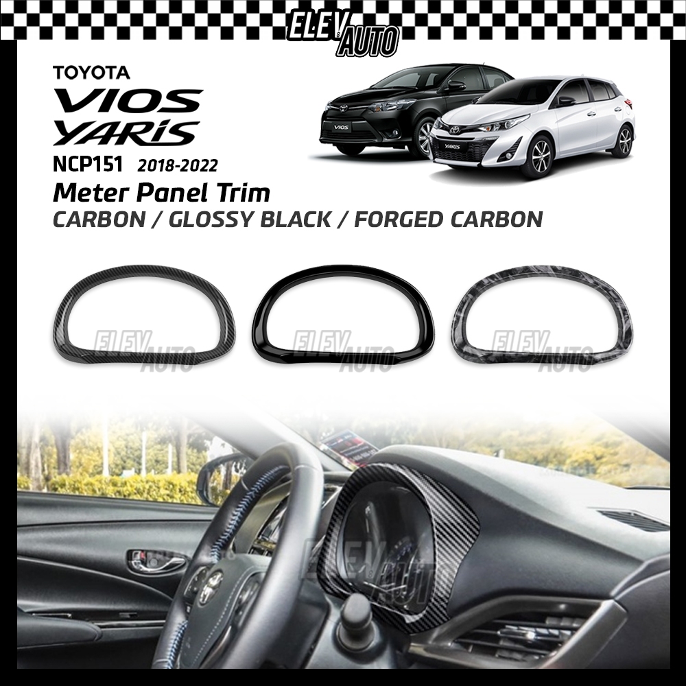 Toyota Vios NCP 151 / Yaris 2018-2022 Meter Frame Panel Trim Carbon ...
