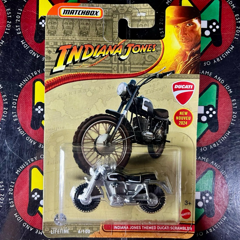 Matchbox Indiana Jones Themed Ducati Scrambler | Shopee Malaysia