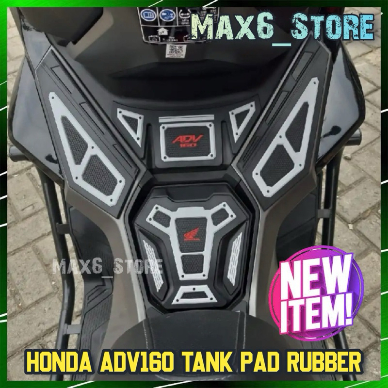 Honda ADV160 Tank Pad Sticker Protector Deck Pad ADV 160 Rubber Tank ...