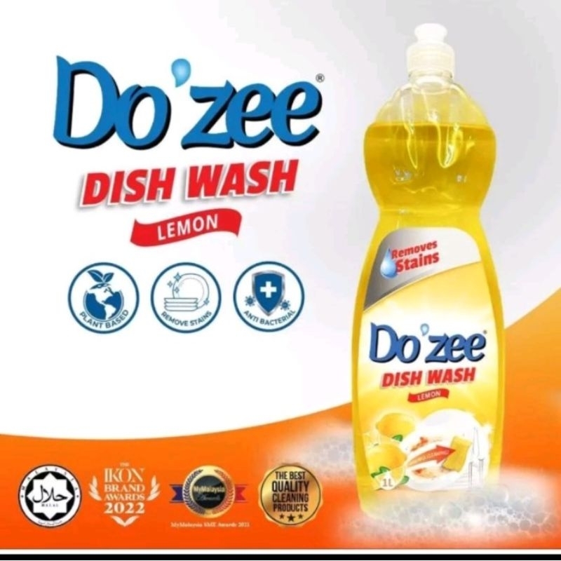 SABUN CUCI PINGGAN DOZEE/DOZEE DISH WASH 1L | Shopee Malaysia