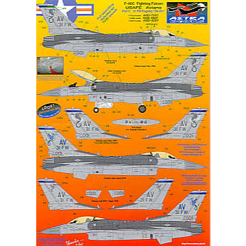 Astra Decals ASD4807 Lockheed-Martin F-16 C USAFE Aviano - 31FW ...